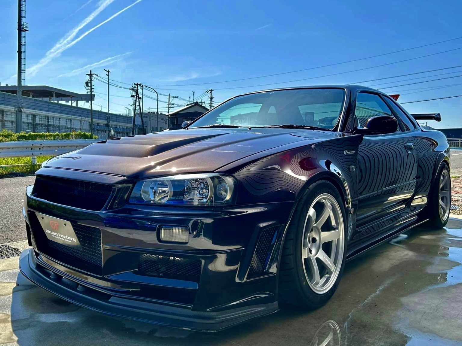 R34 4DOOR GT-R WIDE BODY FULL KIT 4ドア ワイドボディ フルキット - Okubo Factory